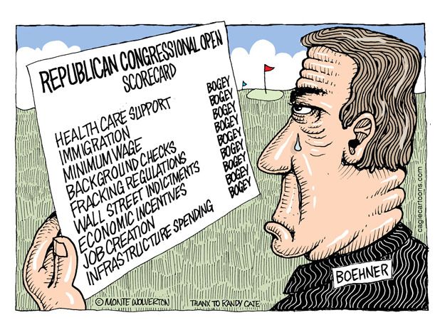 Political cartoon Republican GOP Boehner | The Week