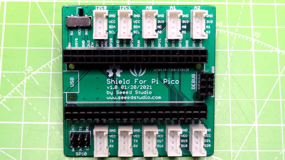 Seeed Grove Shield for Raspberry Pi Pico Review: Electronics as simple ...