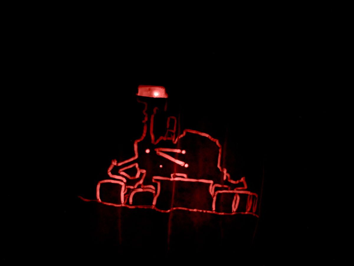 NASA Pumpkin Carver Creates Curiosity Space-O'-Lantern | Space