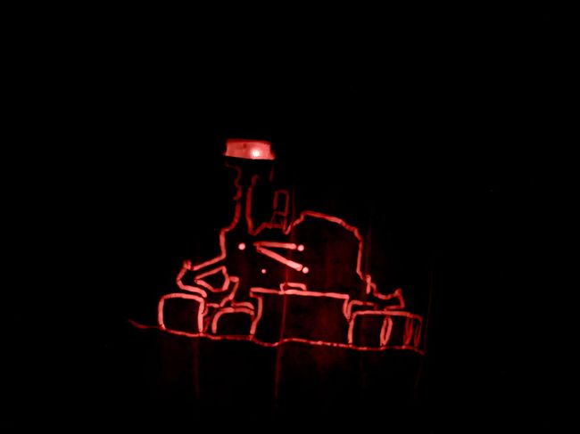 NASA Pumpkin Carver Creates Curiosity Space-O'-Lantern | Space