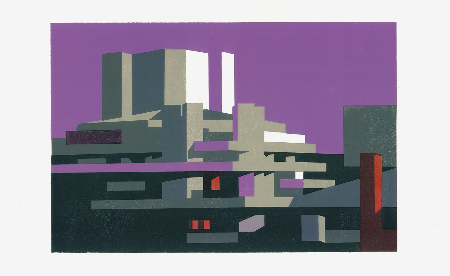 Paul Catherall's graphic city llustrations at For Arts Sake | Wallpaper