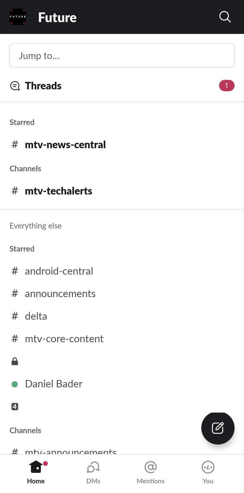 Slack's new app just fixed problems with both Android 10 and curved ...