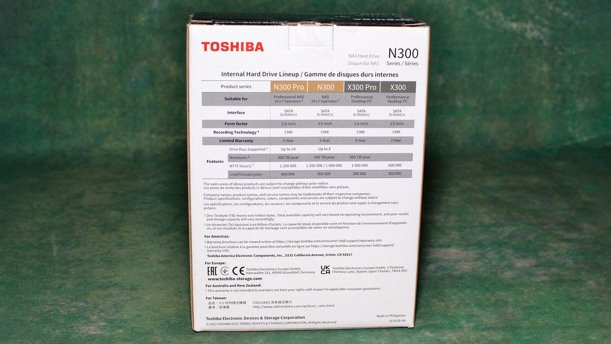 Toshiba N300 18TB HDD review: This 'budget' NAS drive gets the job done ...