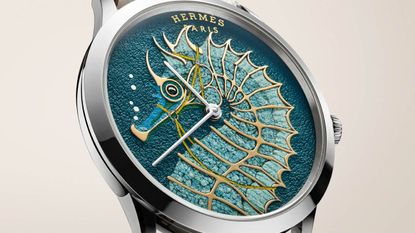 New Hermès Slim d’Hermès watch dives to new depths with fun seahorse ...