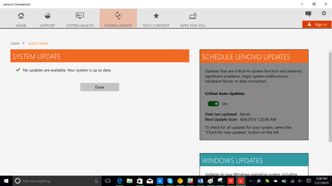 Lenovo details Companion and Settings apps that will come with its ...