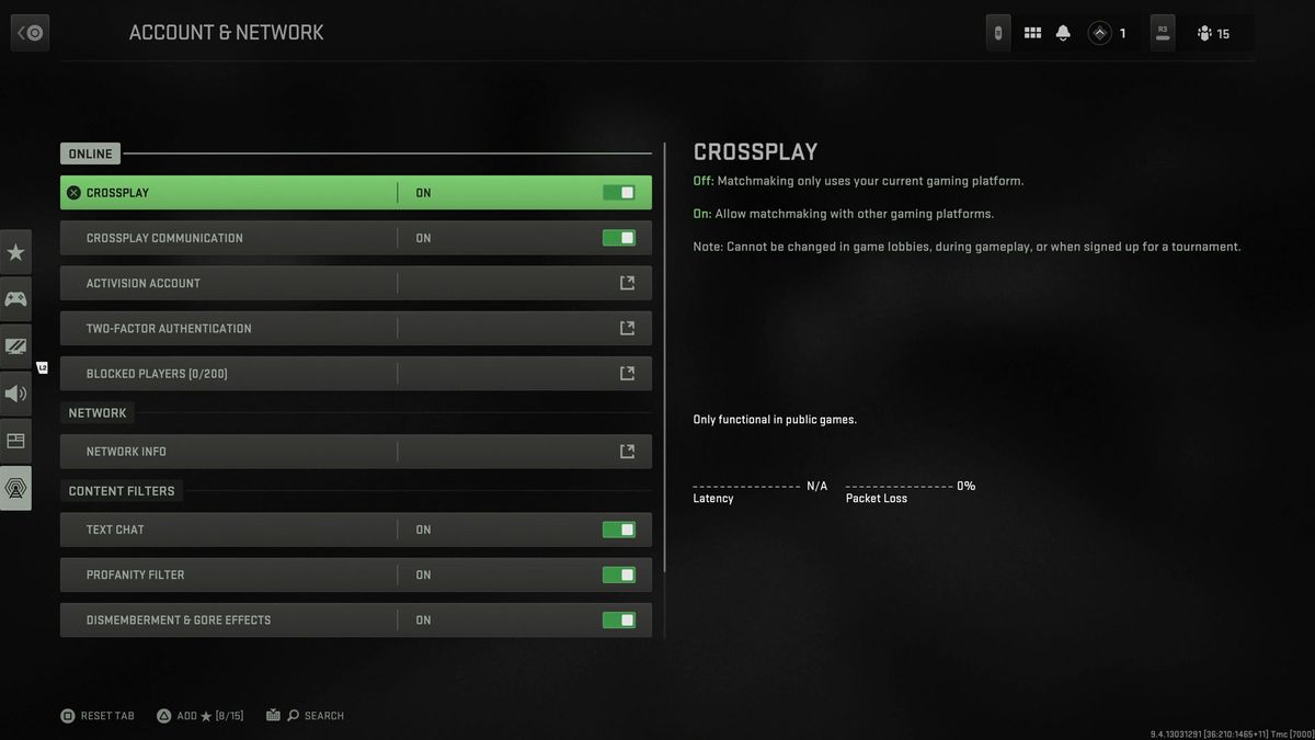 Warzone 2 crossplay options and how to change them | GamesRadar+