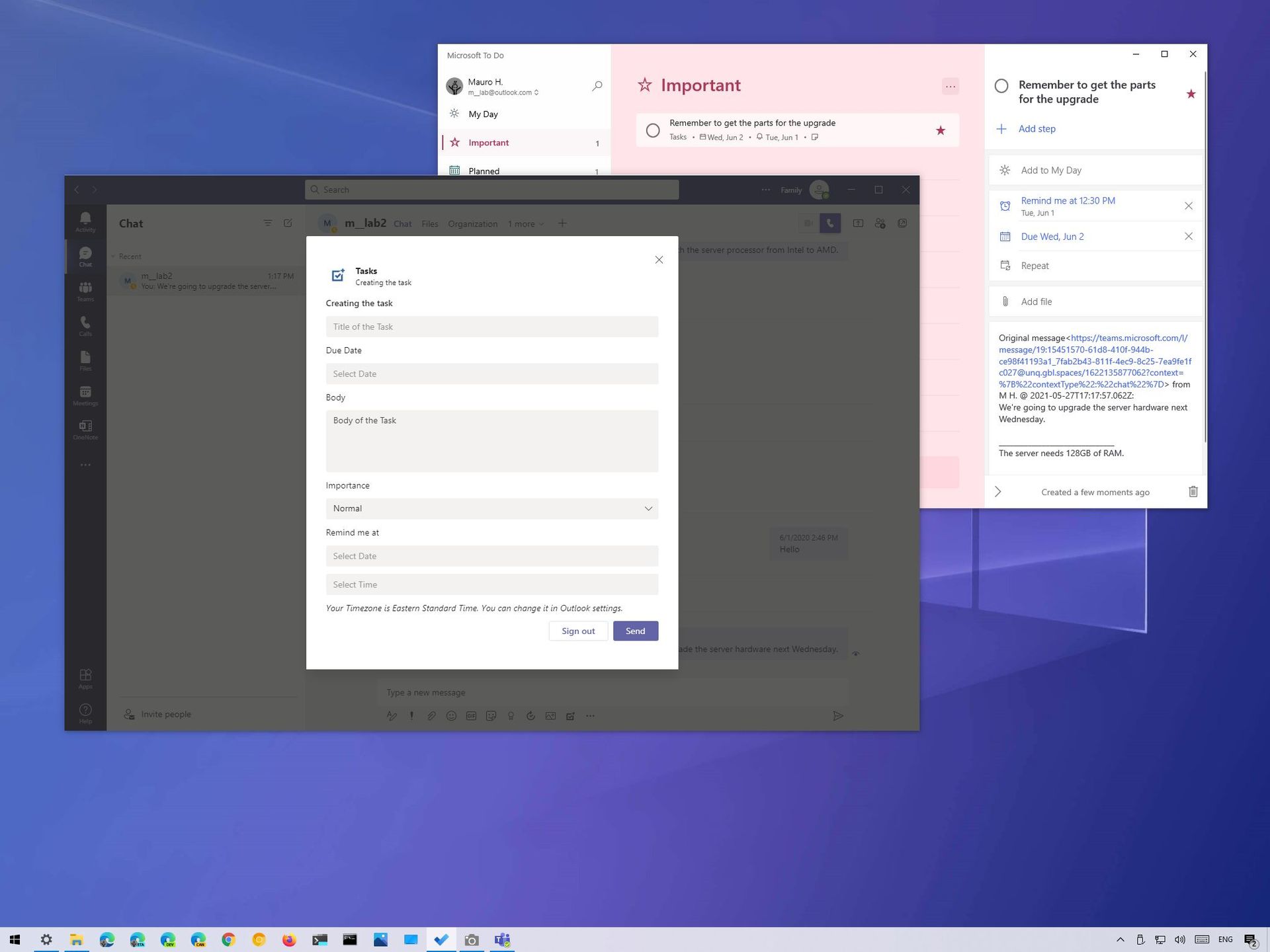 How to create Microsoft To Do tasks from messages on Microsoft Teams | Windows Central