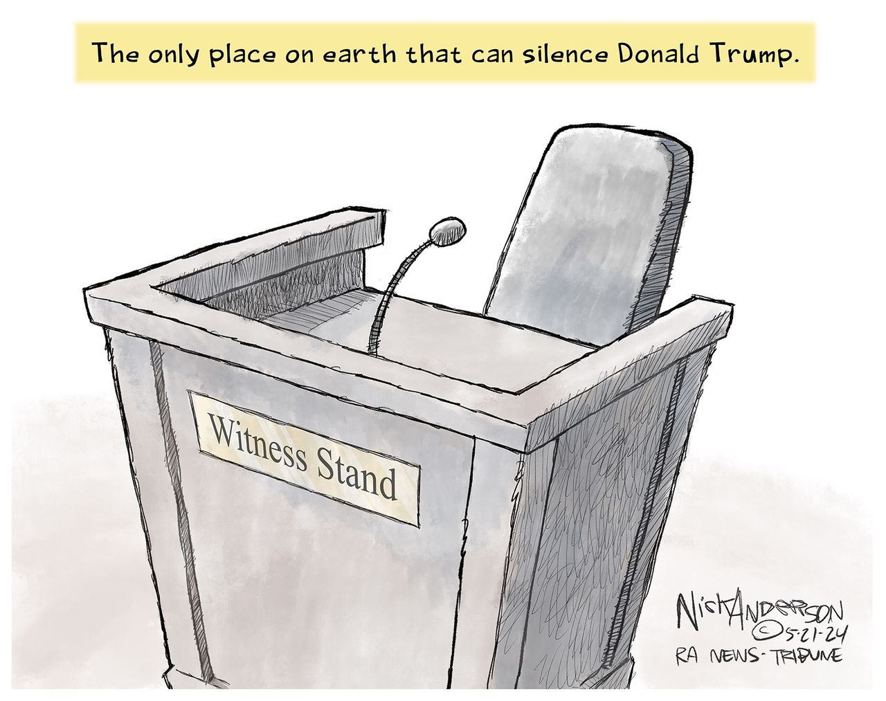 5 courtroom cartoons about the end of Trump's hush money trial | The Week