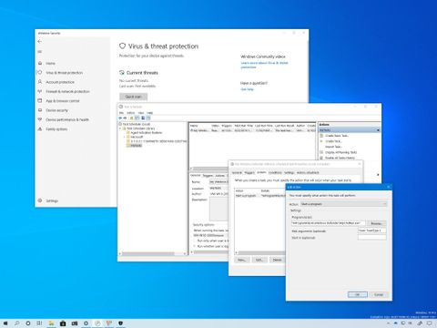 How to schedule a Windows Defender Antivirus scan on Windows 10 ...