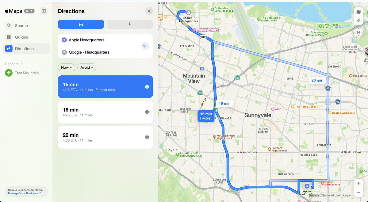 Apple Maps just launched on the web — and I took it for a test drive ...