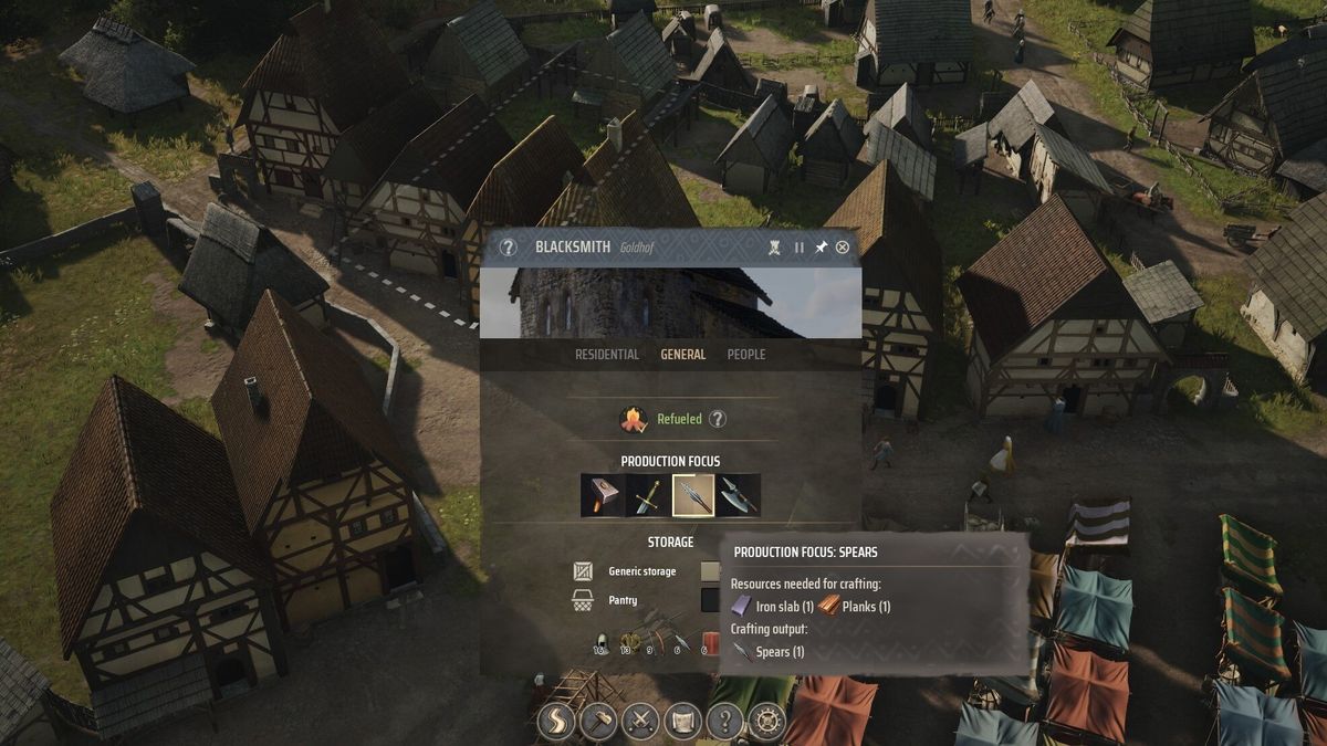 Manor Lords: How to make weapons and shields to build an army | Windows ...