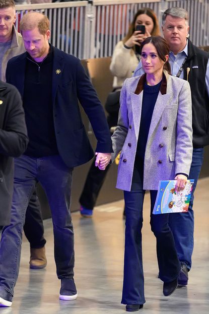 Meghan Markle Wore a Anti–Skinny Jean Denim Trend | Who What Wear