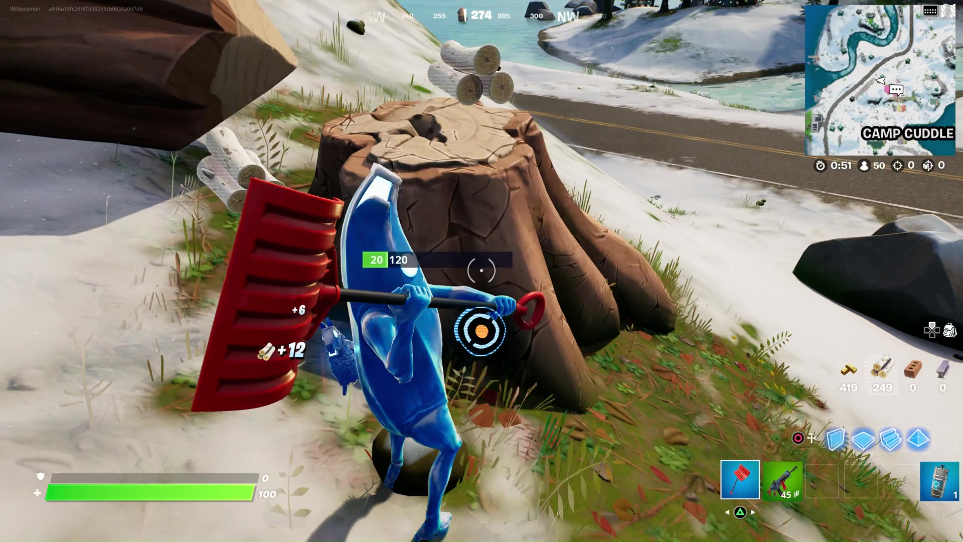 Fortnite Timber Pines locations and how to knock them down | GamesRadar+