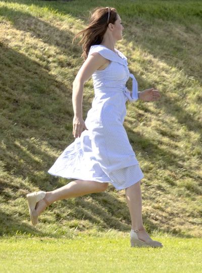 Kate Middleton Was Every Mom Running to Wrangle Her Kids at This Polo ...