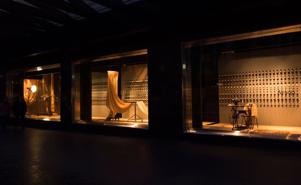 Aesop bring window displays to life | Wallpaper*
