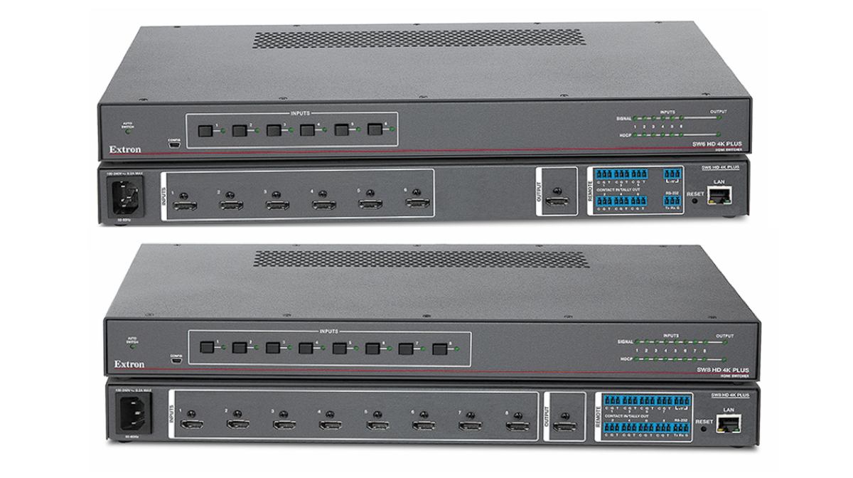 Extron Intros Larger 4K/60 HDMI Switchers | AVNetwork