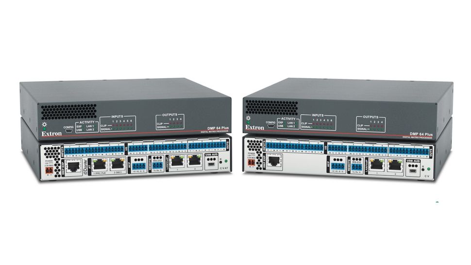 Extron Ships DMP 64 Plus Series Digital Matrix Processors | AVNetwork