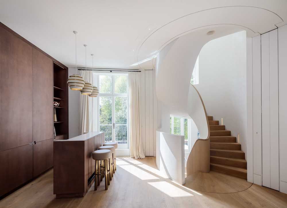 Explore a sleek, ultra modern Victorian townhouse in west London