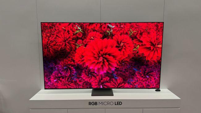 Samsung unveils an 8K TV with an RGB micro-LED backlight at CES, and it ...