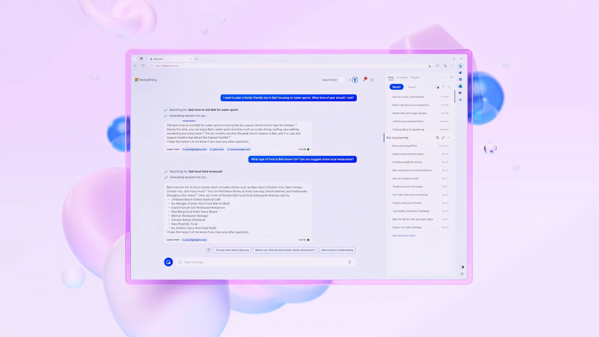 Bing Chat history is rolling out now and I couldn't be happier ...
