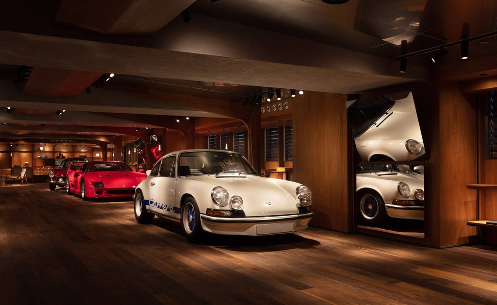 This sybaritic den is designed around a car collection | Wallpaper*