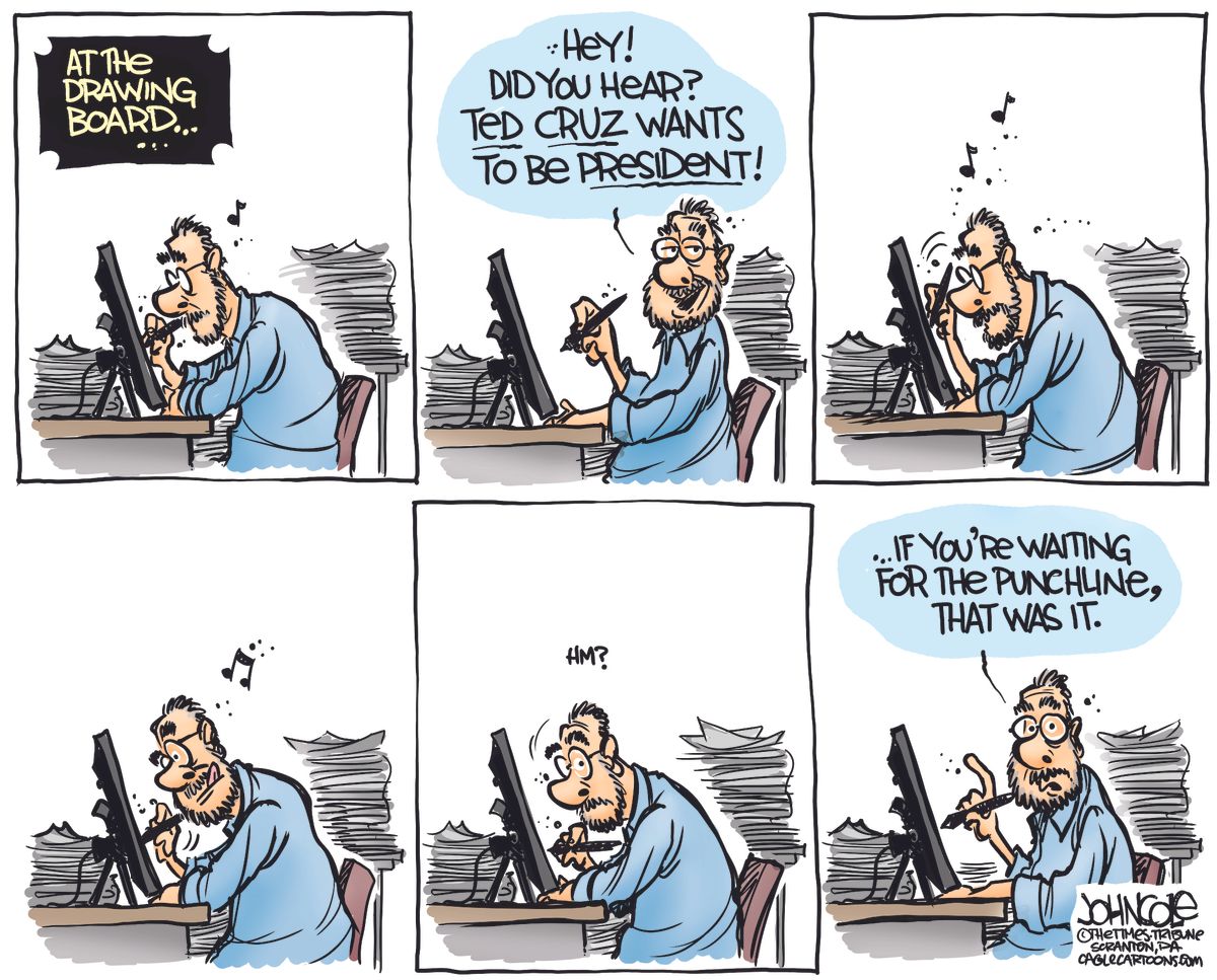 Political cartoon U.S. Ted Cruz campaign | The Week