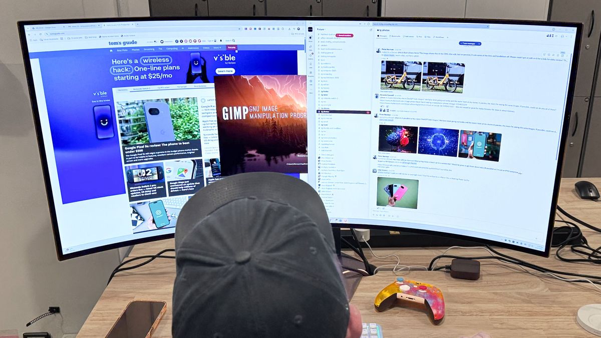 I just tested LG's 45-inch 5K curved OLED gaming monitor — and it's ...