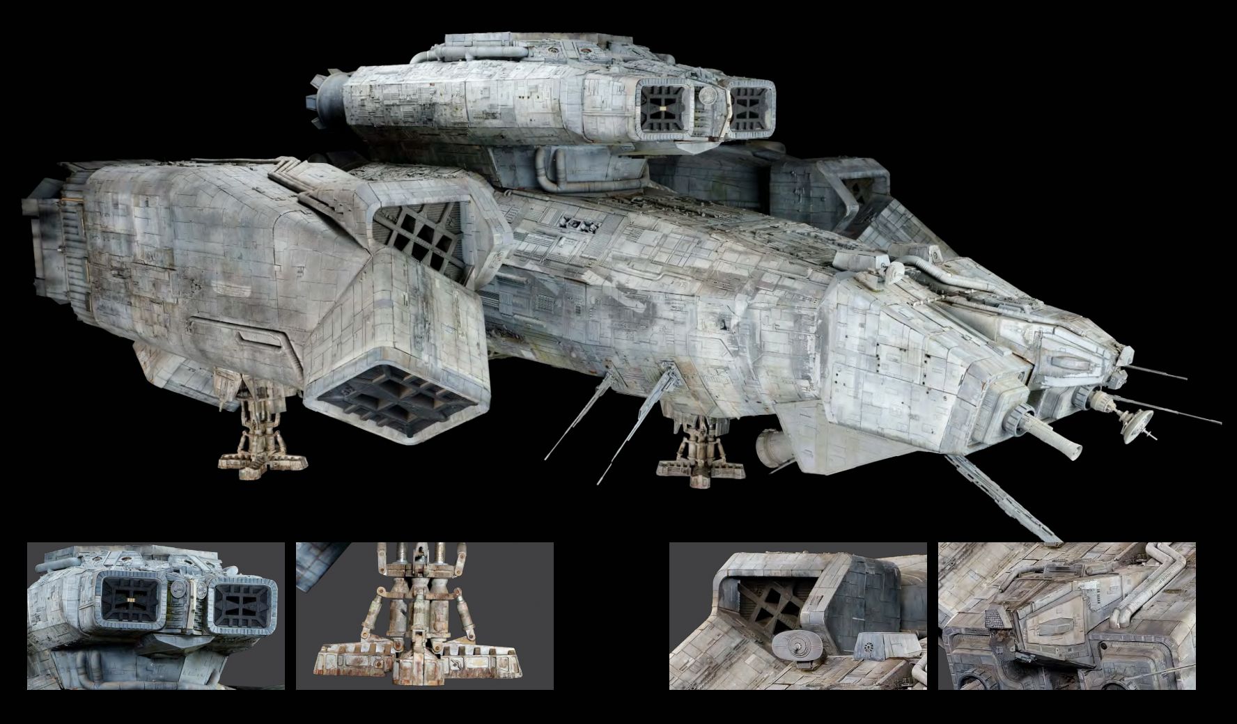 The original Nostromo model from Alien looks great and could be yours ...