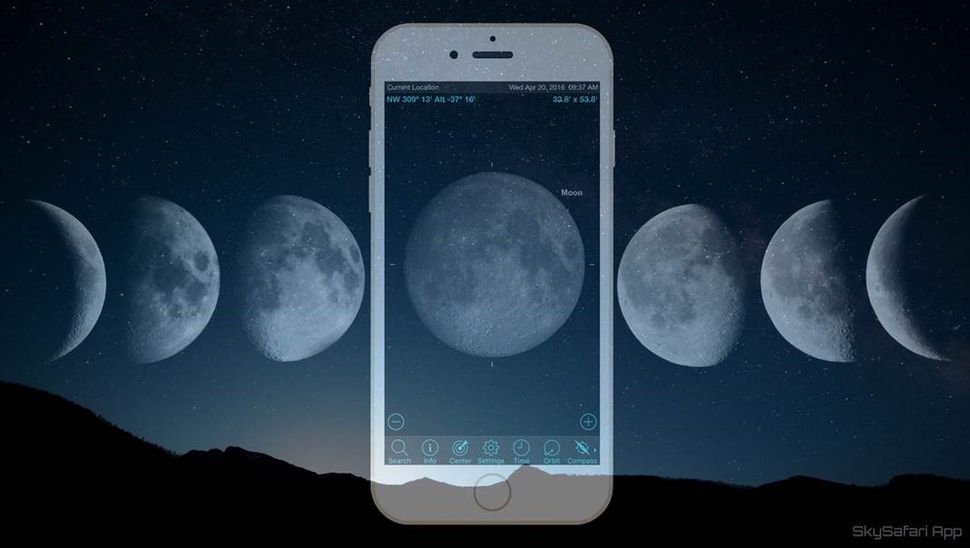 Exploring the Moon by Hand with Mobile Astronomy Apps | Space