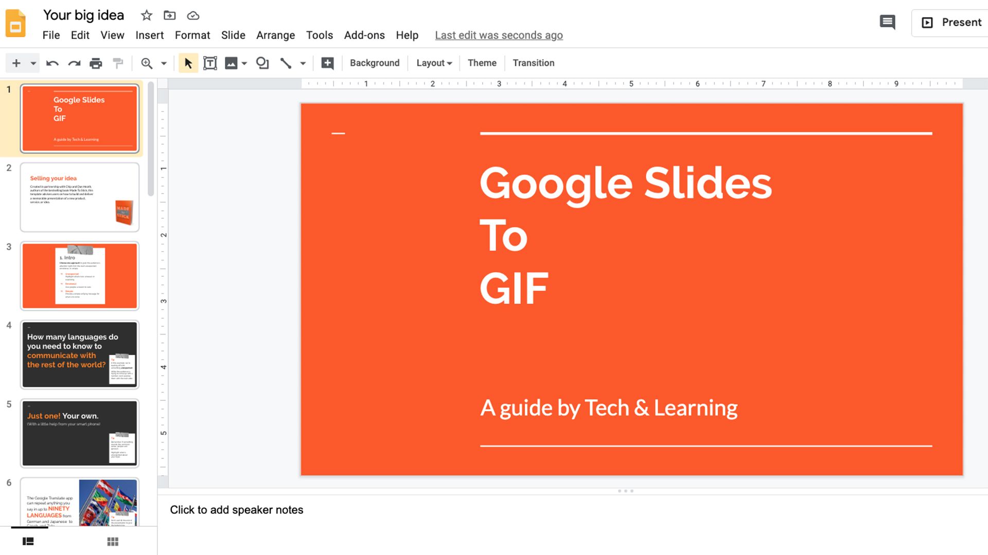 How To Turn Google Slides Into An Animated GIF For Free | Tech & Learning