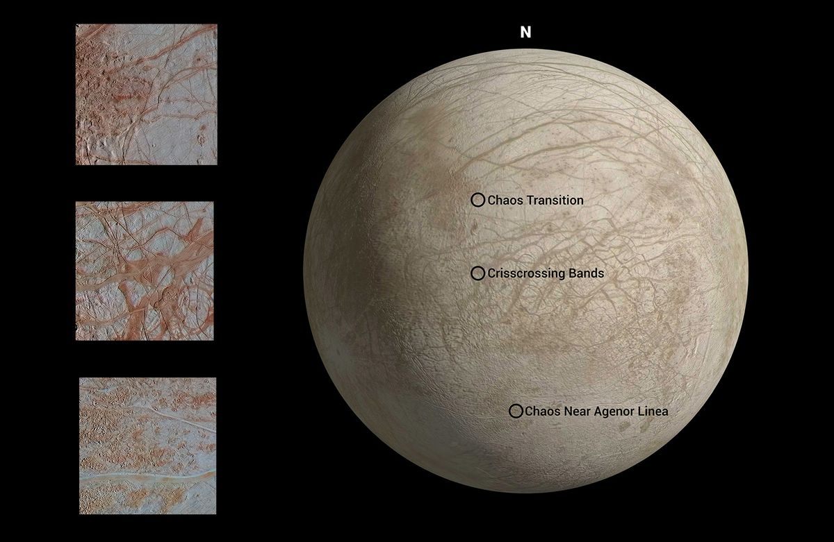 Chaos reigns in detailed new views of Jupiter's icy moon Europa | Space