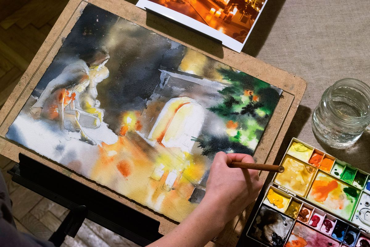 Create stunning watercolour fire effects | Creative Bloq