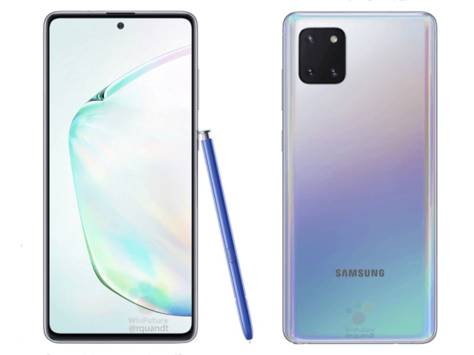 Galaxy Note 10 Lite leaked in new images | Tom's Guide