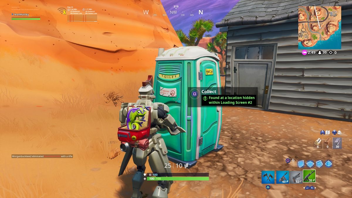 Where is Fortbyte 13 found at a location hidden within Loading Screen ...