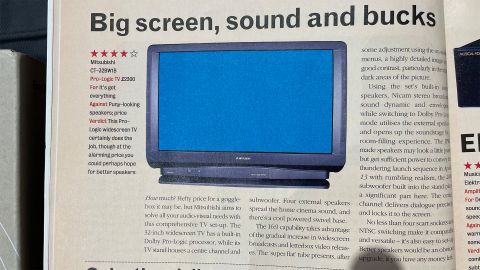 A 32-inch CRT TV for £2300? We look back at What Hi-Fi? in 1996 | What ...