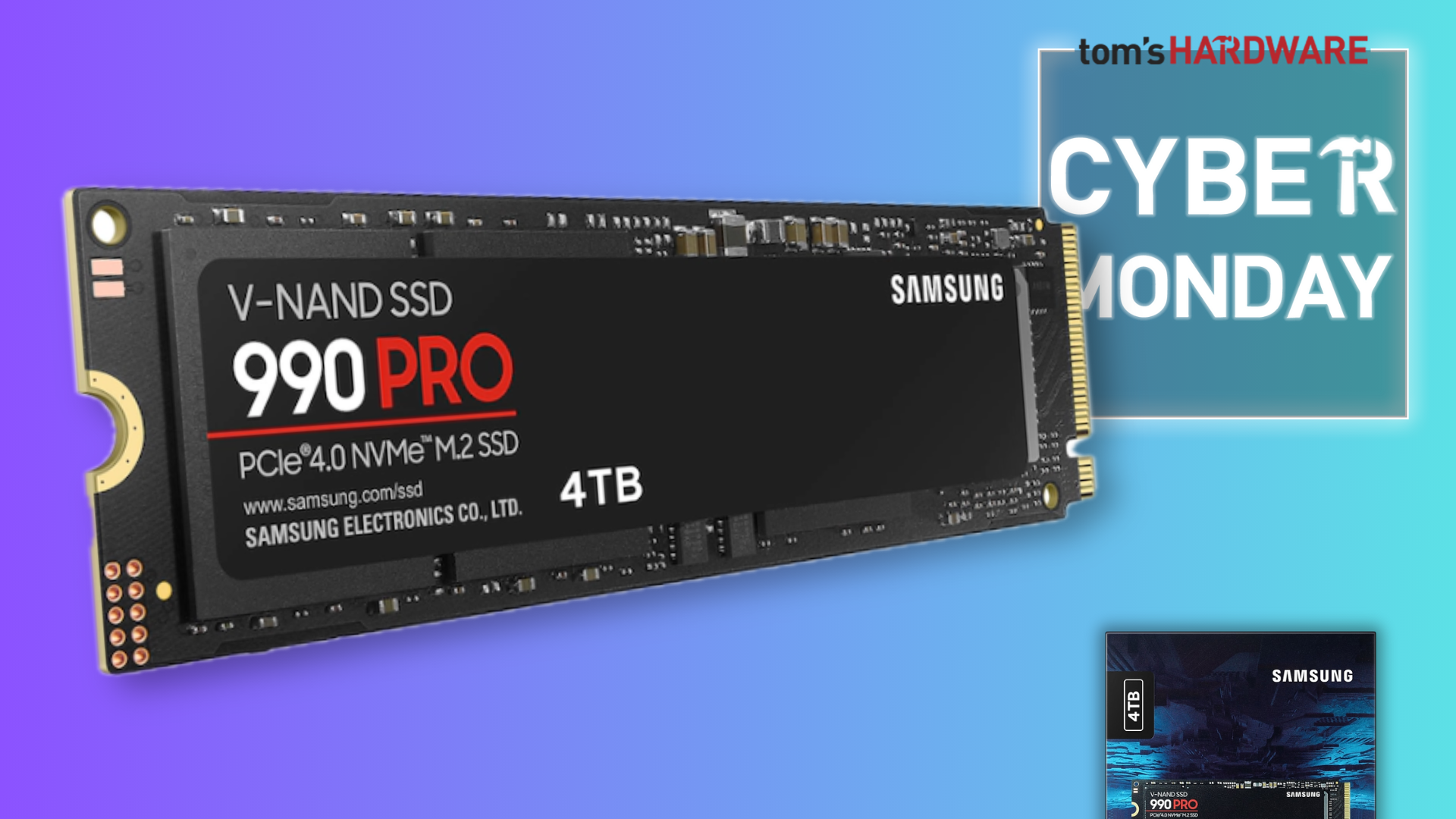 Samsung's beastly chart-topping 990 Pro 4TB SSD is down to just 7 cents per GB — now a mere $299 ...