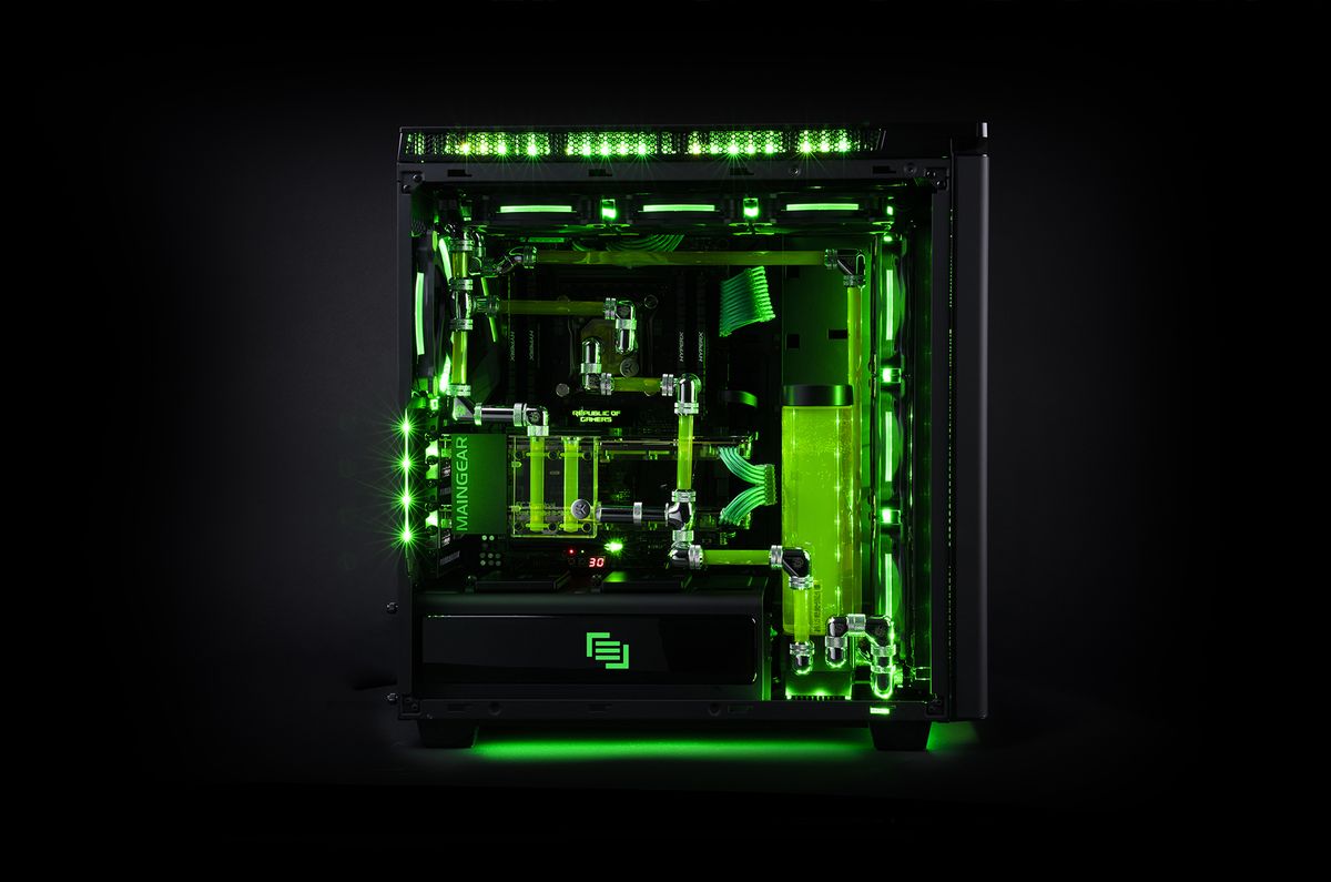 Maingear Goes Green With R1 Razer Edition Custom PC | Tom's Hardware