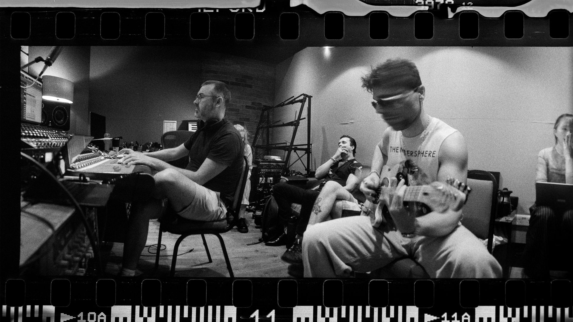 Photographer uses a legendary retro panoramic film camera with a ...