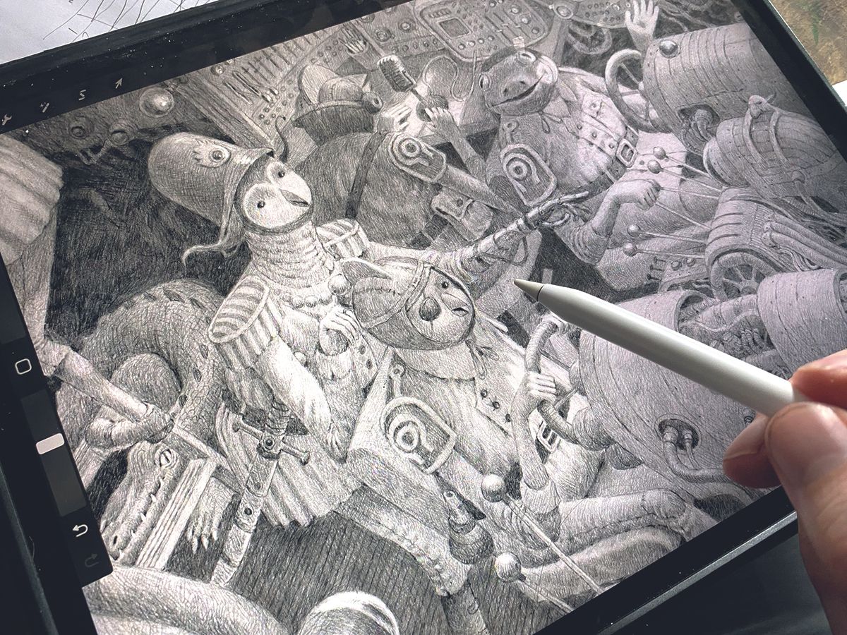 How to draw a scene in graphite | Creative Bloq