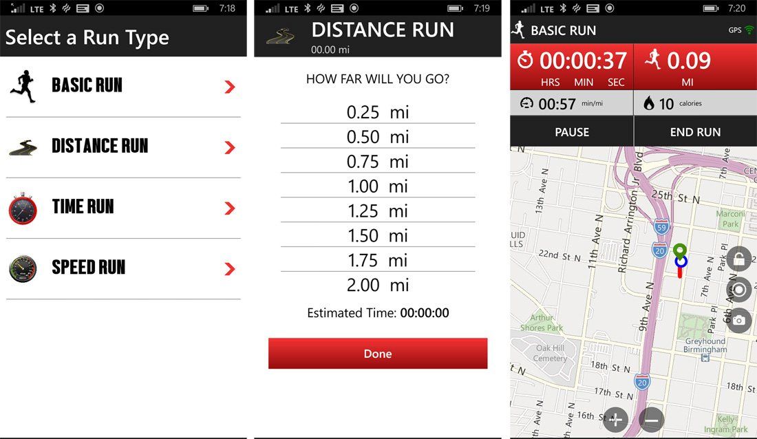 Running + Free, a simple but effective Windows Phone app to track your ...