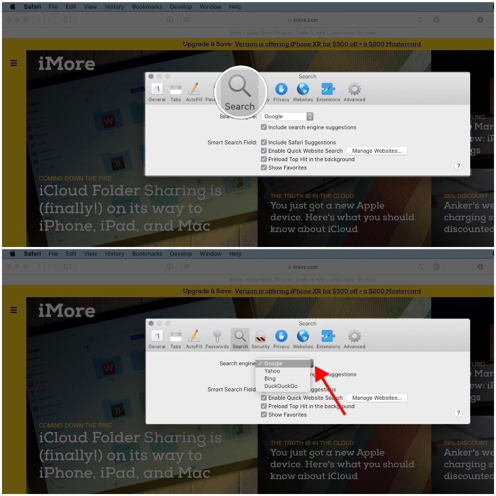 How to change Safari's default search engine | iMore