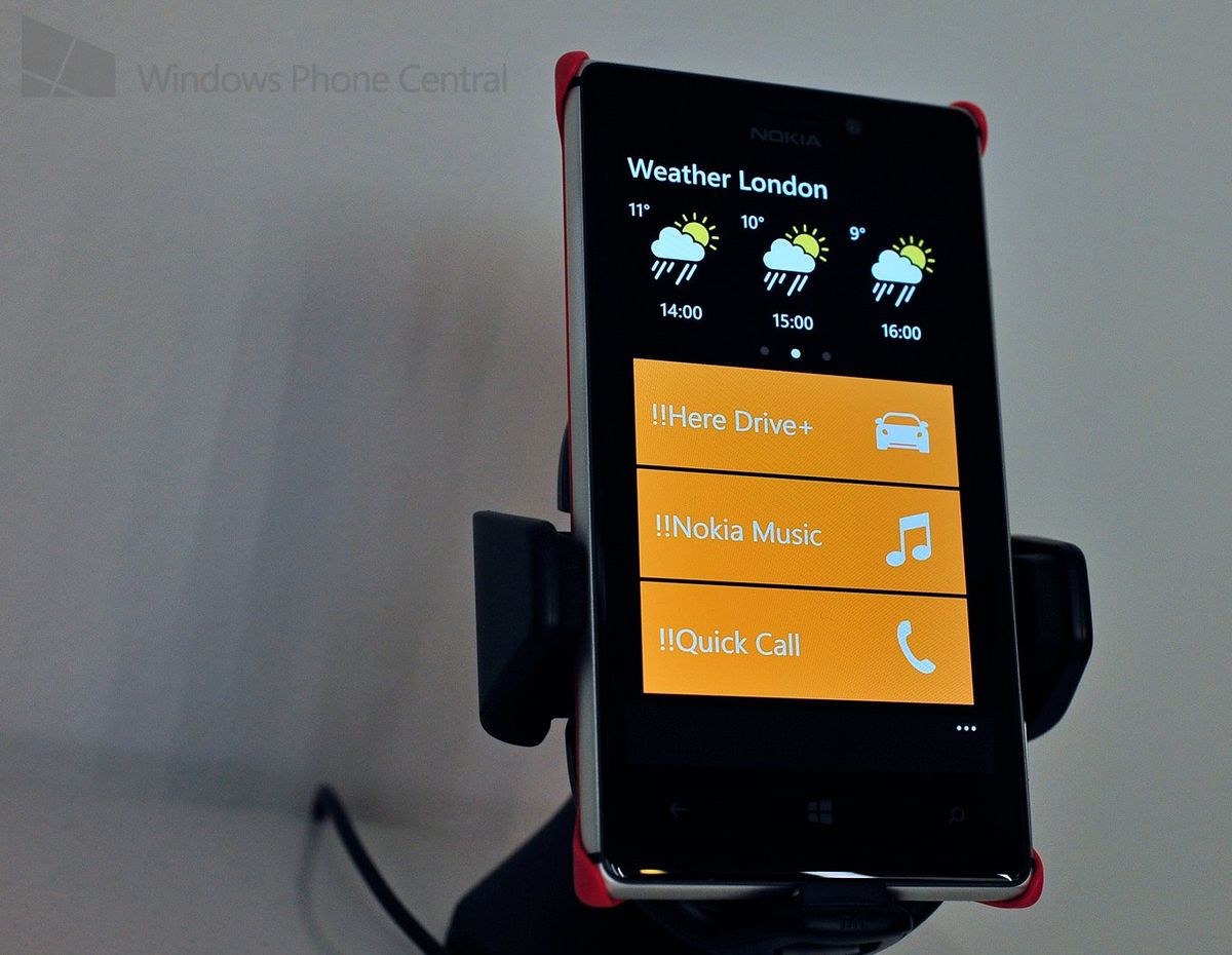 Nokia shows off new car charging stand with dock app | Windows Central