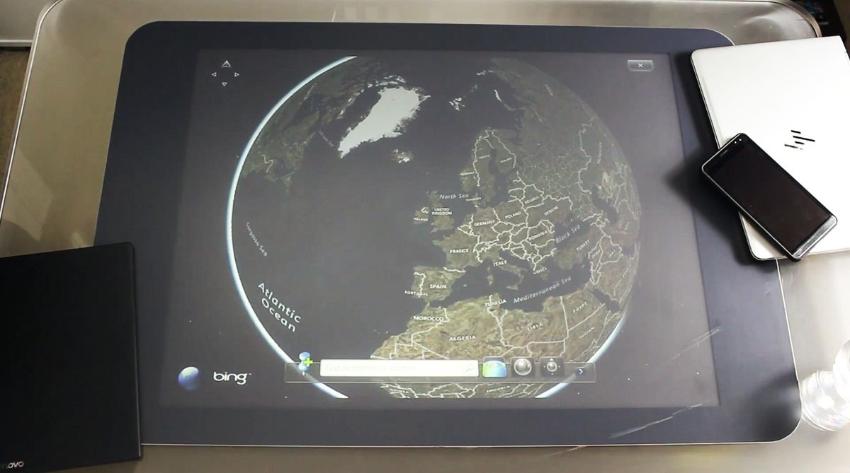 Windows 10 on the Surface 'coffee table' works surprisingly well ...