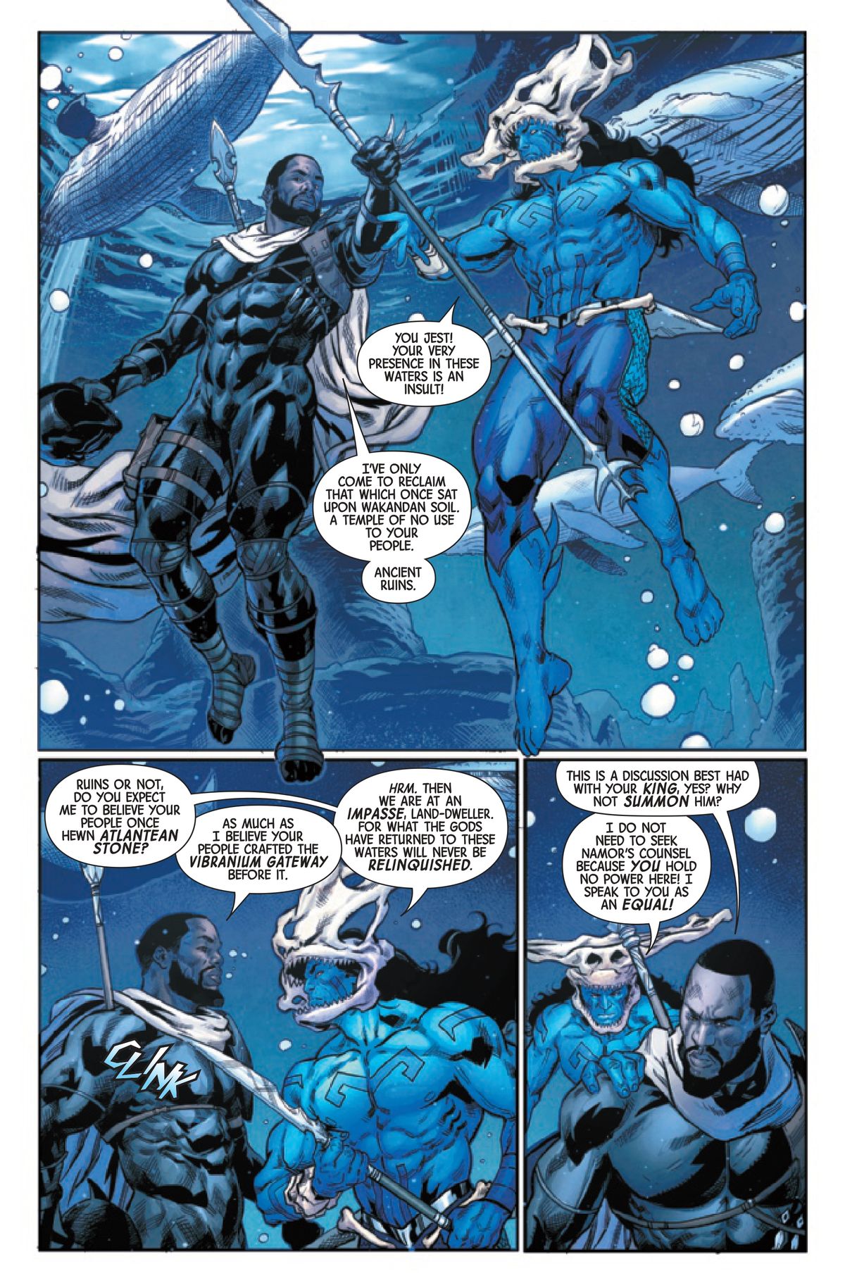 Vampire T'Challa takes on the forces of Atlantis as Black Panther ...