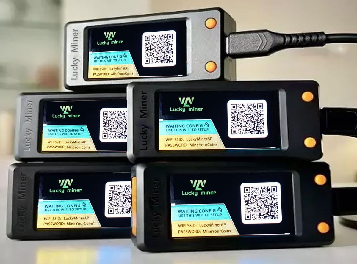 The Lucky Miner USB stick is a $24 Bitcoin lottery ticket, with 210.7 ...
