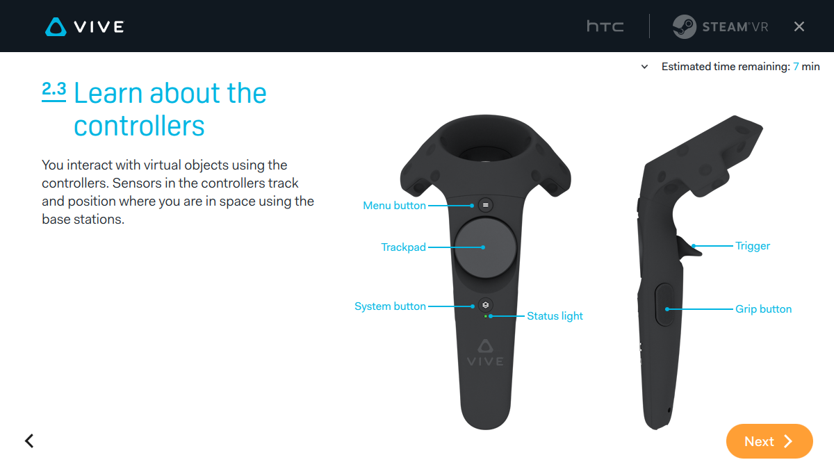 HTC Vive System Requirements & Setup Procedures