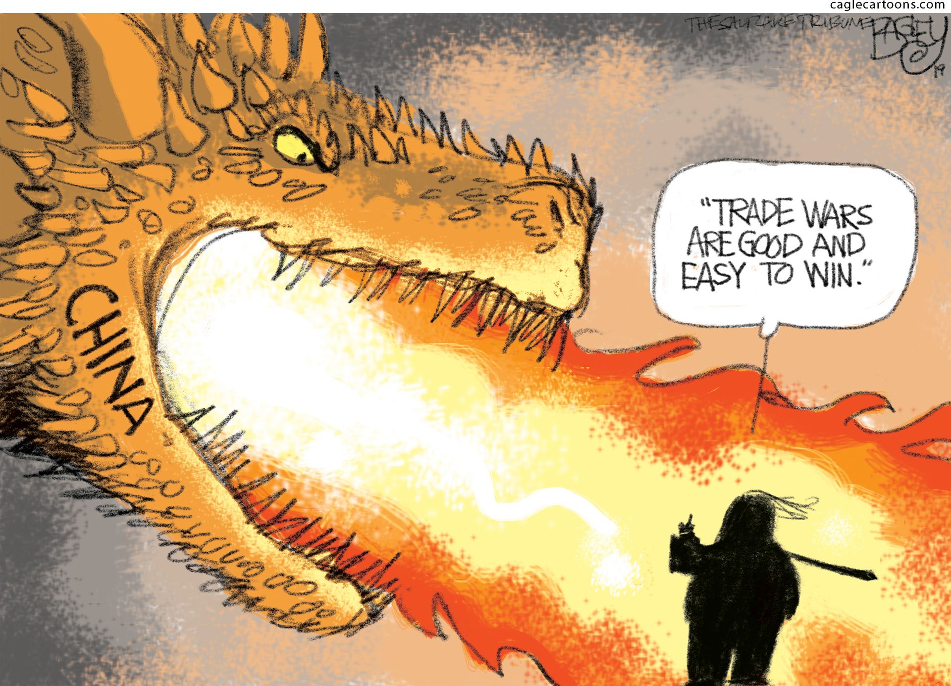 7 scathingly funny cartoons about Trump's trade war with China | The Week