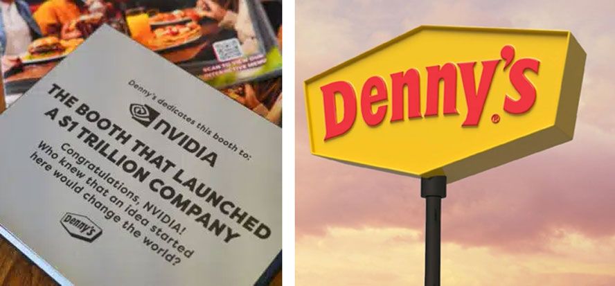 Nvidia CEO Balances 10 Plates, Serves Food, After Denny’s Trillion ...