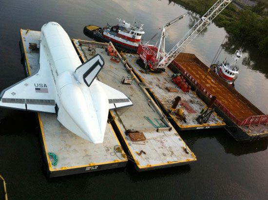 Space Shuttle Enterprise Embarks for NYC Intrepid Museum | Space