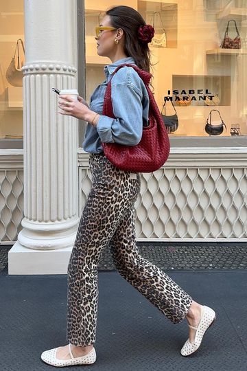 14 Outfit Ideas Showing How to Style Leopard Pants | Who What Wear